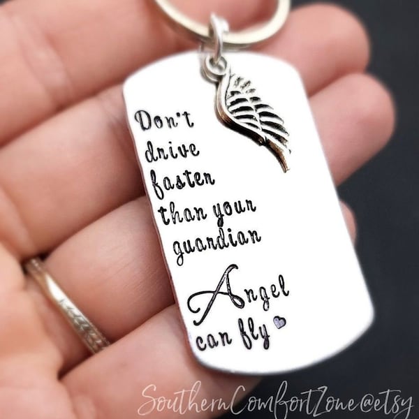 Never Drive Faster Than Your Guardian Angel Can Fly - Etsy