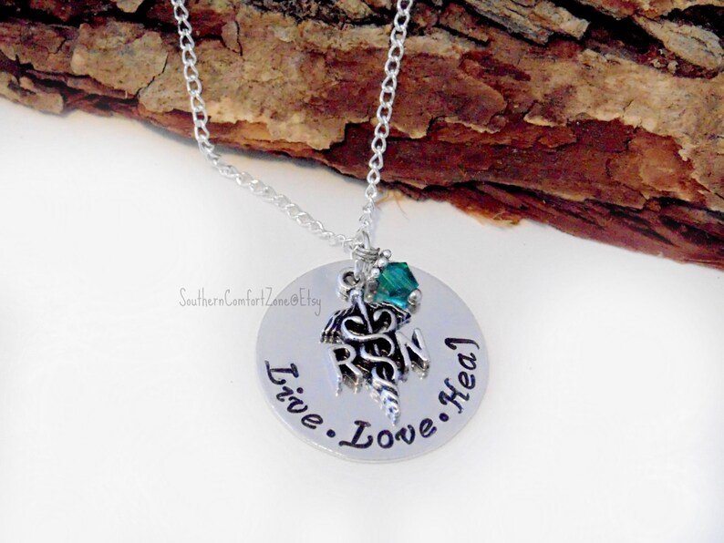 Nurse RN Necklace Jewelry Hand Stamped STNA LPN Medical | Etsy