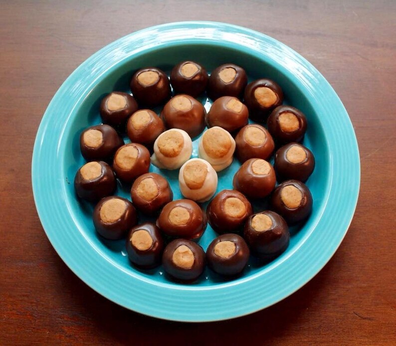 Buckeye Candy 10 Dark Chocolate Better Buckeyes,peanut Butter and ...