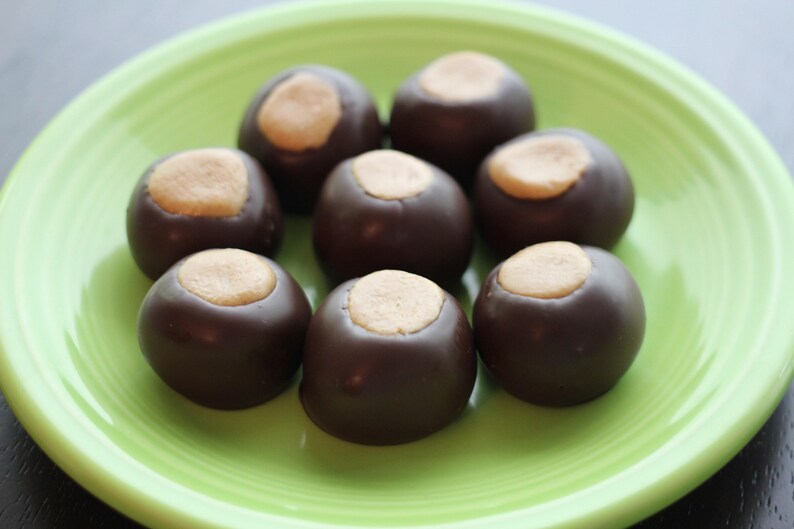 Buckeye Candy 10 Dark Chocolate Better Buckeyes,peanut Butter and ...