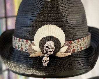 Custom Coastal Designs Beach Hats & Vintage by SunscreenSeashells
