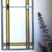 Vintage Stained Glass Suncatcher Panel Antique Leaded Stained - Etsy