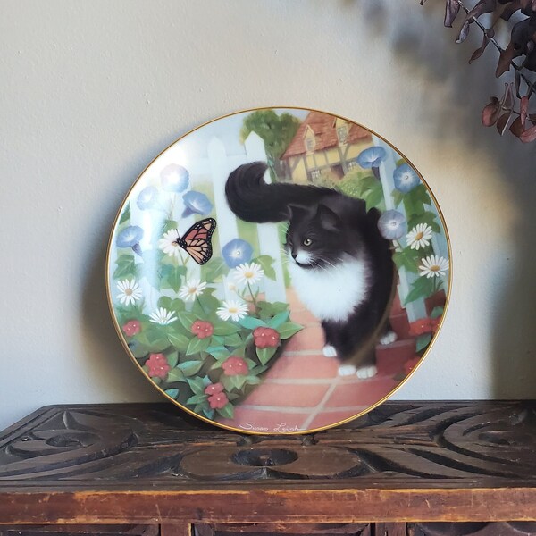 Cat Decorative Plate - Etsy