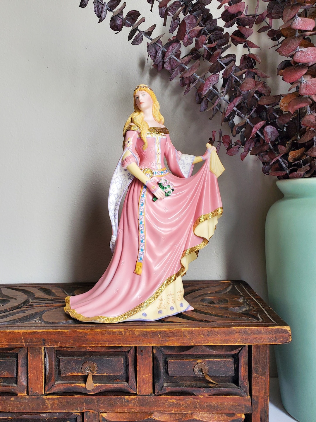 Vintage Lenox Figurine, Guinevere Legendary Princesses Collection, Princess Guinevere Statue ...