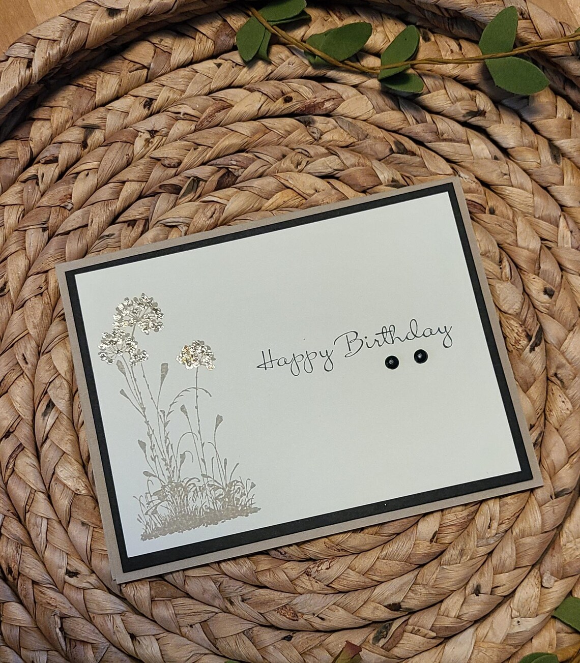 Natural Flowers Birthday Card - Etsy