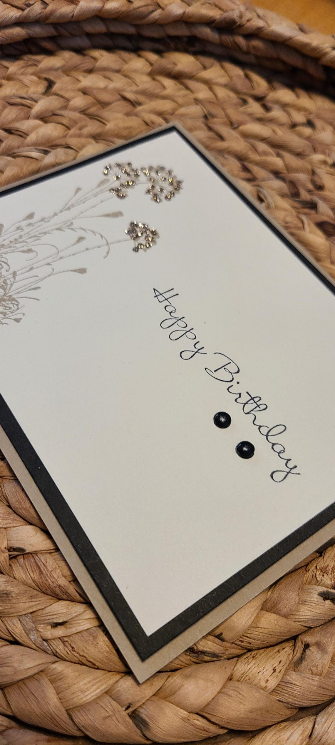 Natural Flowers Birthday Card - Etsy