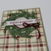 Plaid Christmas Cards Set of 5 - Etsy