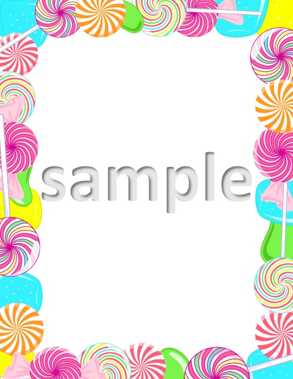 Sweets Page Border