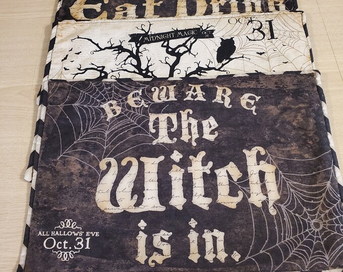 Halloween Placemats, All Hallows Eve, October 31, Table Linens, Table ...