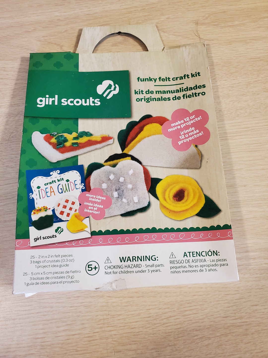 Girl Scout Funky Felt Craft Kit, Scout Activity, Group Craft, Rainy Day ...