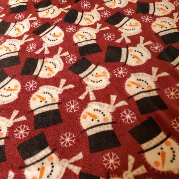 Fleece Snowman - Etsy