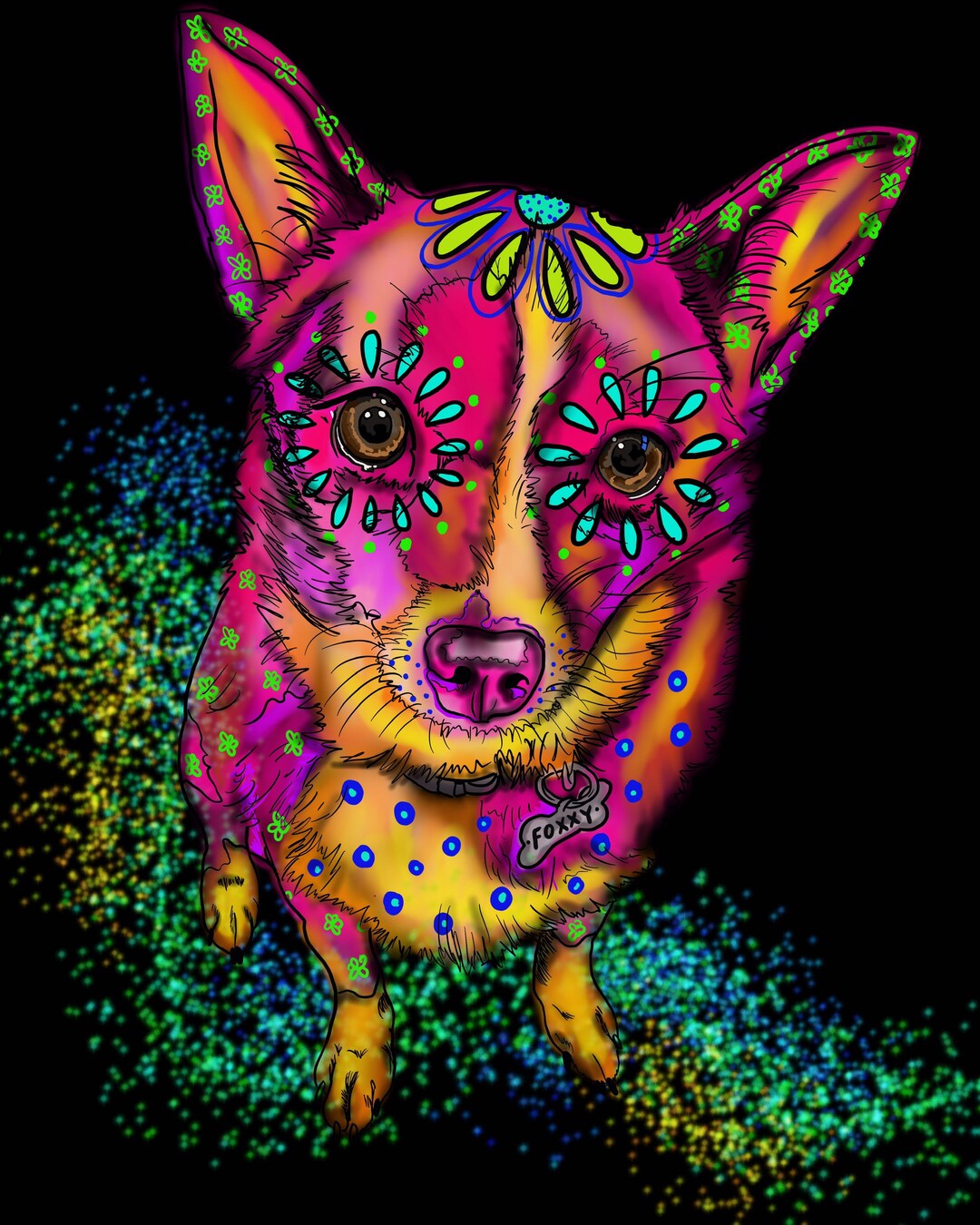 Custom Alebrije Pet Portrait: Hand-drawn Spirit Guide (digital) - Etsy