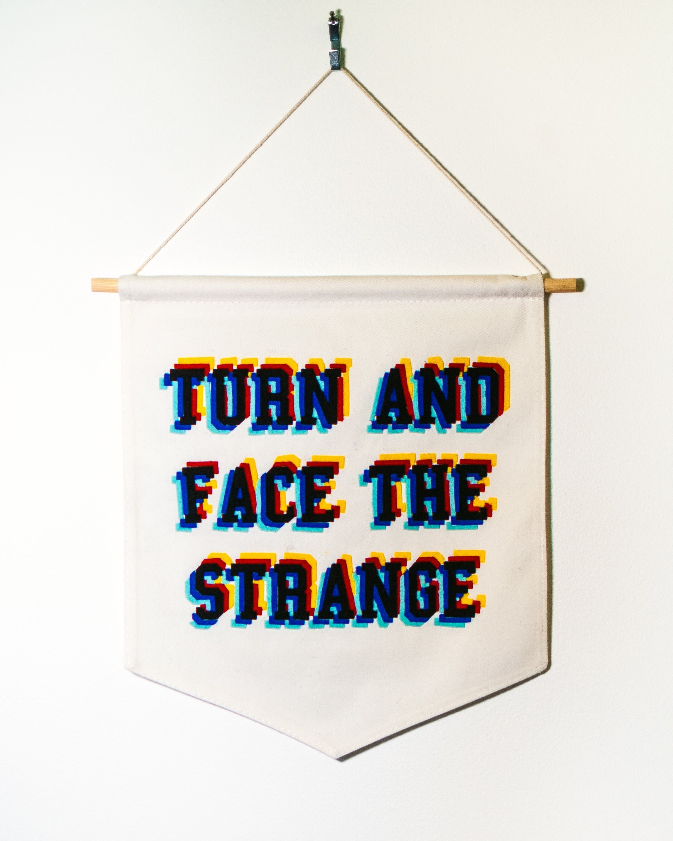 Turn and Face the Strange Banner David Bowie Rock and Roll Wall Art ...