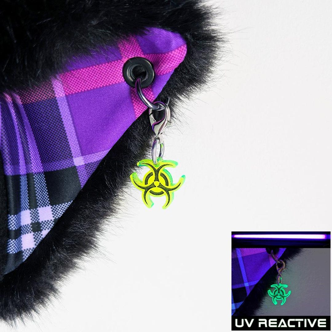 Biohazard Ear Charm - Etsy