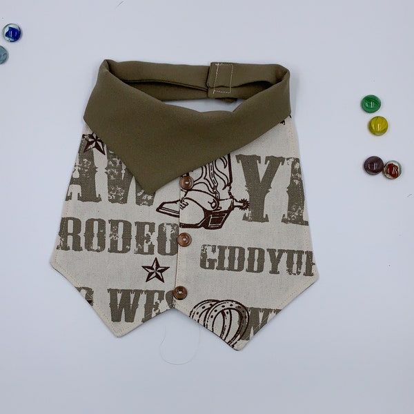 Cowboy Bib - Etsy