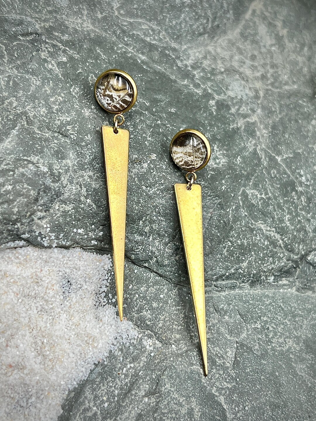 Blue Morpho Butterfly Wing Earrings / Ethically Sourced Butterfly ...