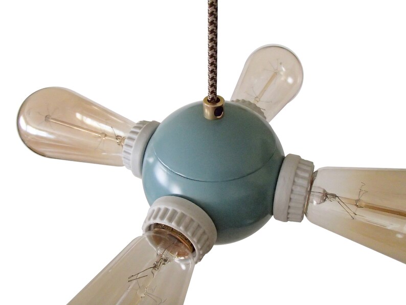 Edwardian Pendant 4 Bulb Ceiling Light Benjamin Cluster - Etsy