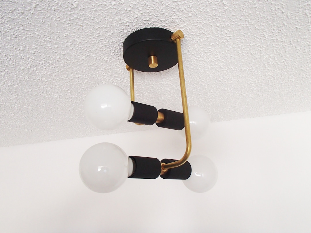 Modern Flush Mount - Parallel Stepped Ceiling Light - Contemporary ...