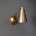 Modern Wall Sconce Single Bulb Minimalist Contemporary Hallway Light ...