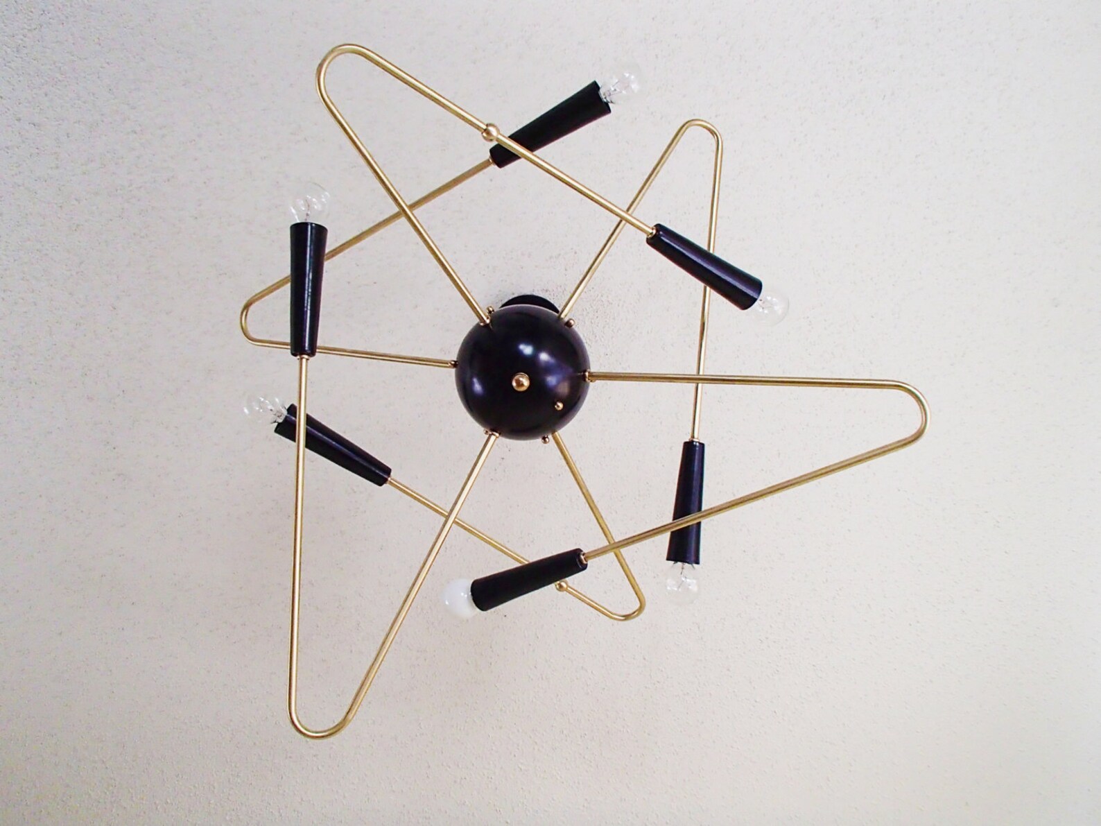 Orbital Sputnik - Ceiling Light - Atomic - Mid Century - Modern Pendant ...