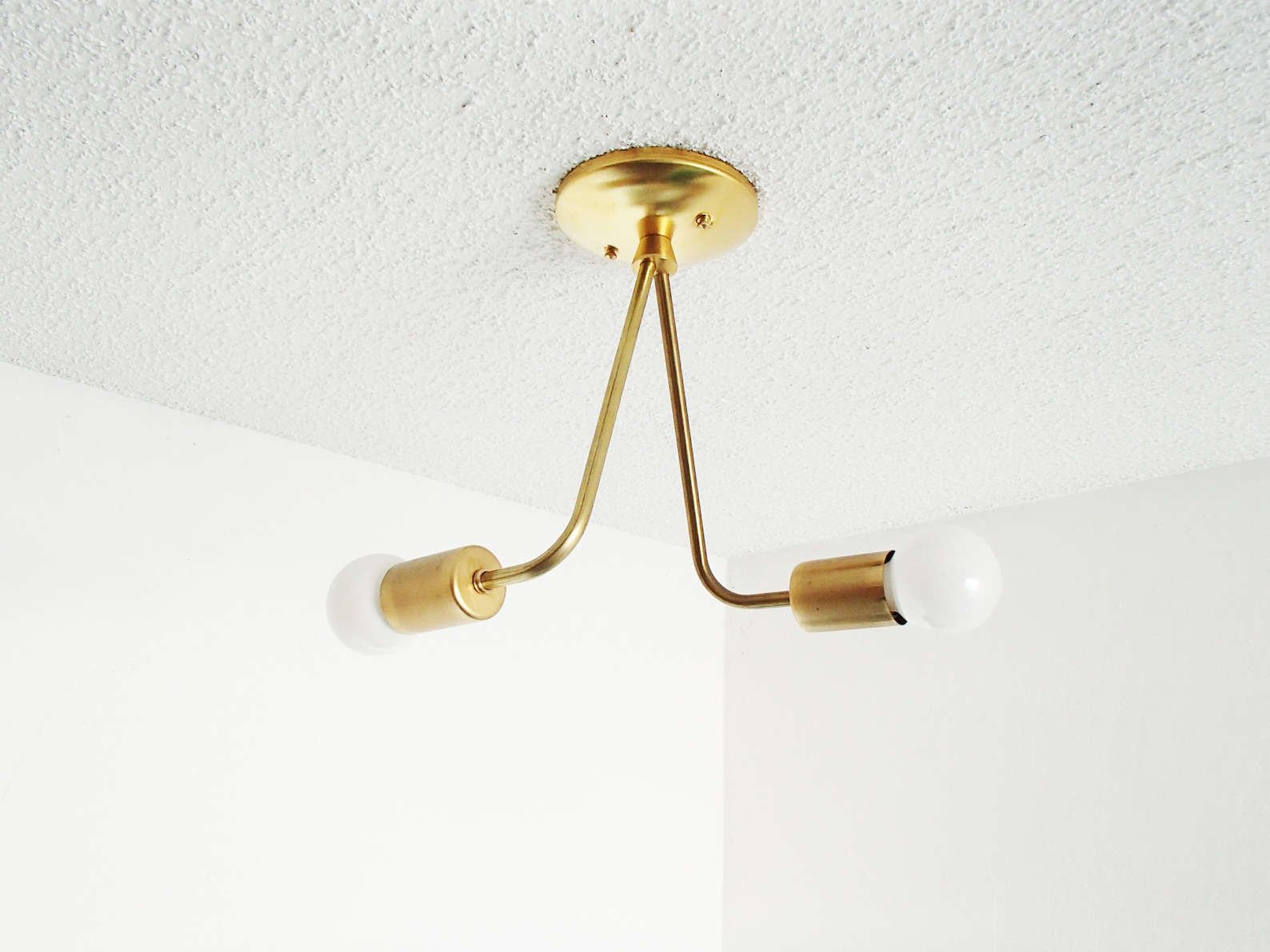 Twin Offset Flush Mount Modern Ceiling Light Contemporary | Etsy