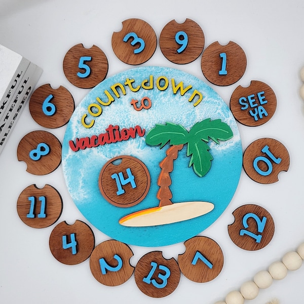 Interchangeable Countdown Signs - Etsy