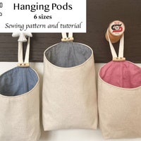 Digital Download PDF Pattern for Hanging Basket Pods | Sewing Pattern ...
