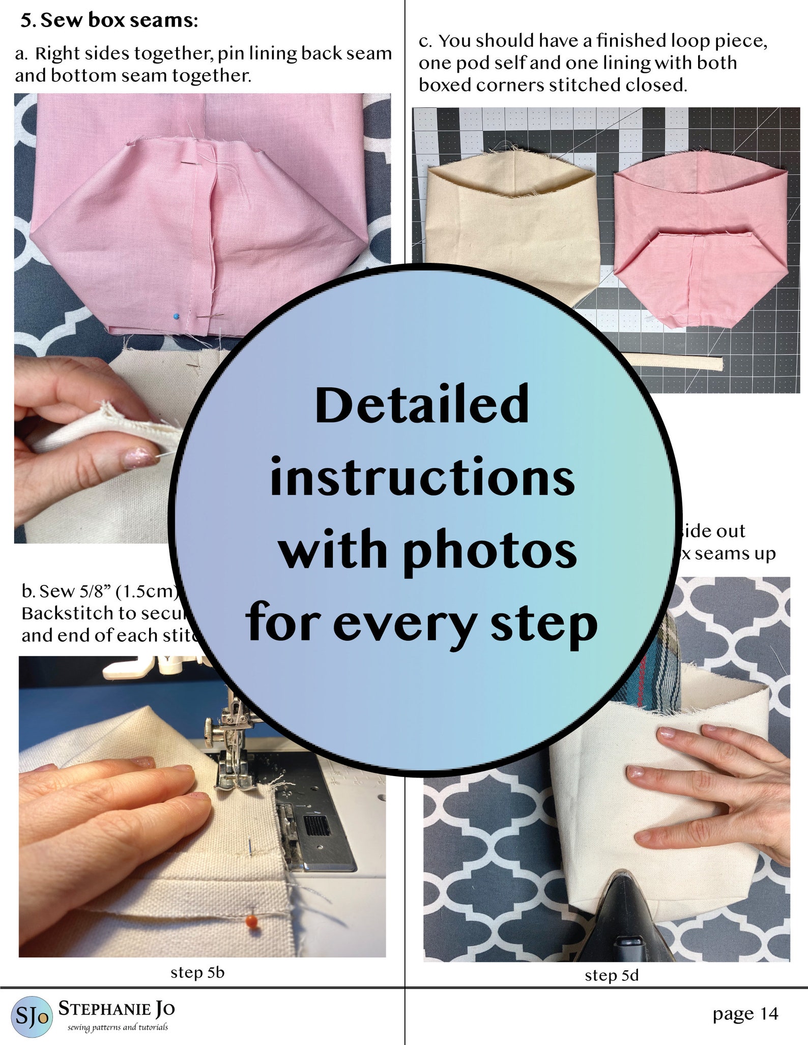 Digital Download PDF Pattern for Hanging Basket Pods | Sewing Pattern ...