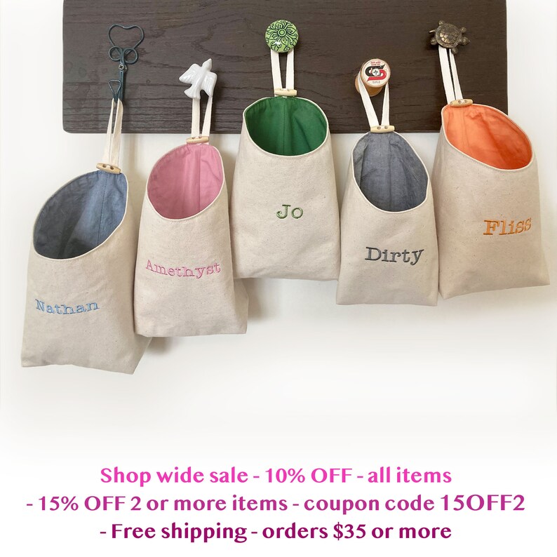 Mask Storage Organizer Hanging Wall Basket Custom - Etsy