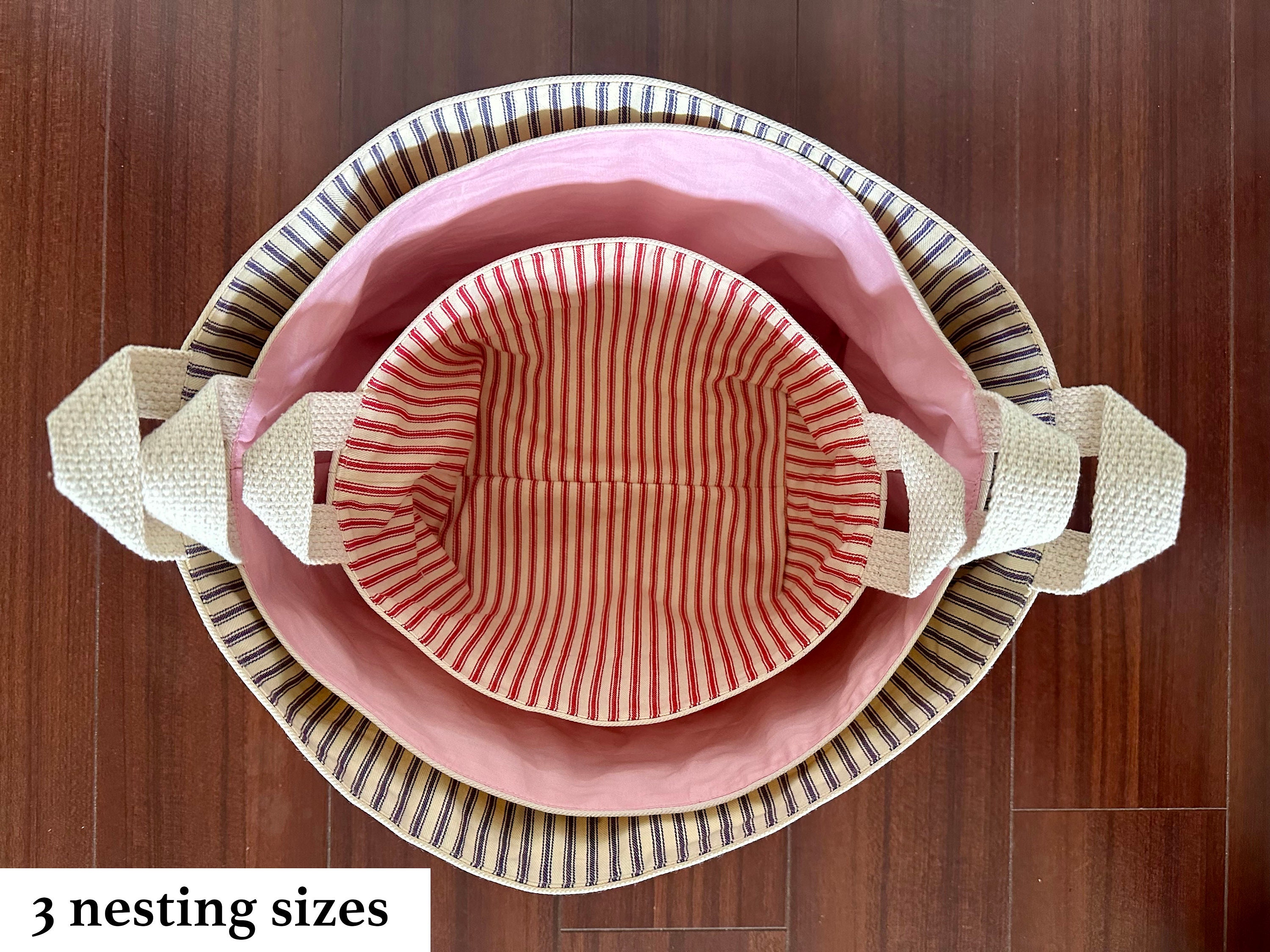 PDF Pattern for Storage Bin 3 Sizes, Sewing Pattern and Tutorial for ...