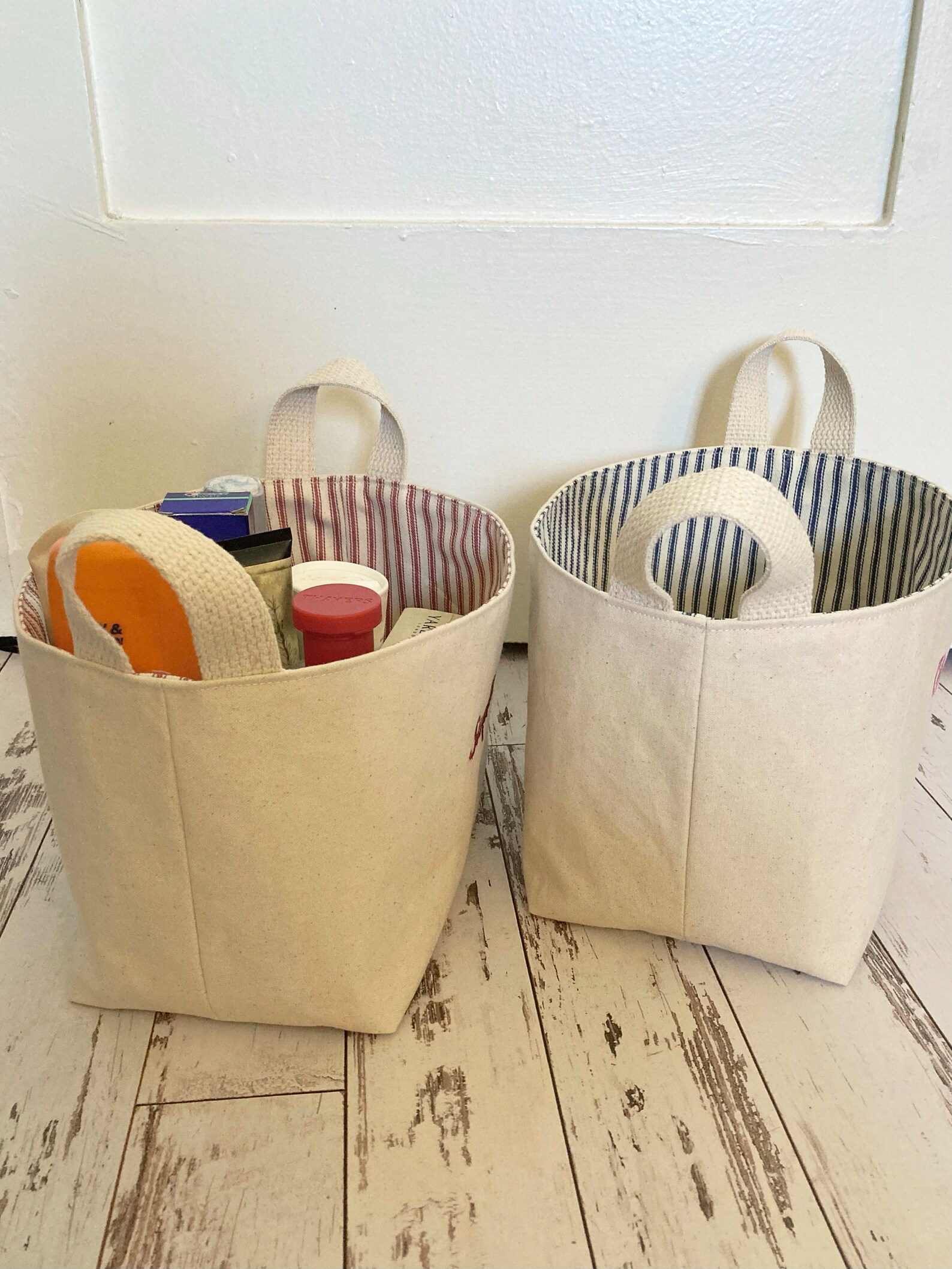 Custom Storage Bin Canvas Diaper Caddy Toy Basket - Etsy