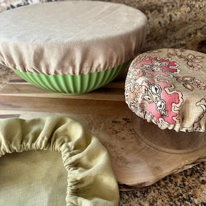 Reusable Bread Proofing Cover | Sourdough Starter Cloth Cover | Linen ...