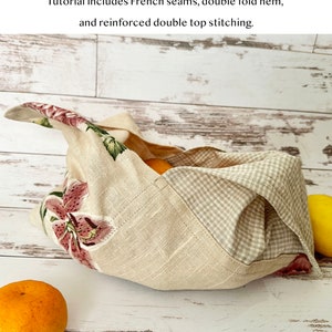 PDF Pattern for Bento Bags, Sewing Pattern and Tutorial for Knitting ...