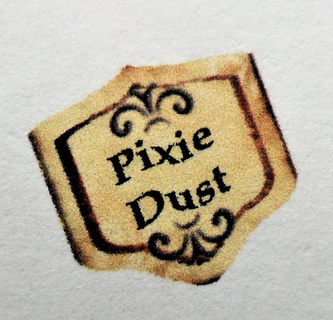 34 pixie Dust peel back labels for very tiny bottles parchment | Etsy