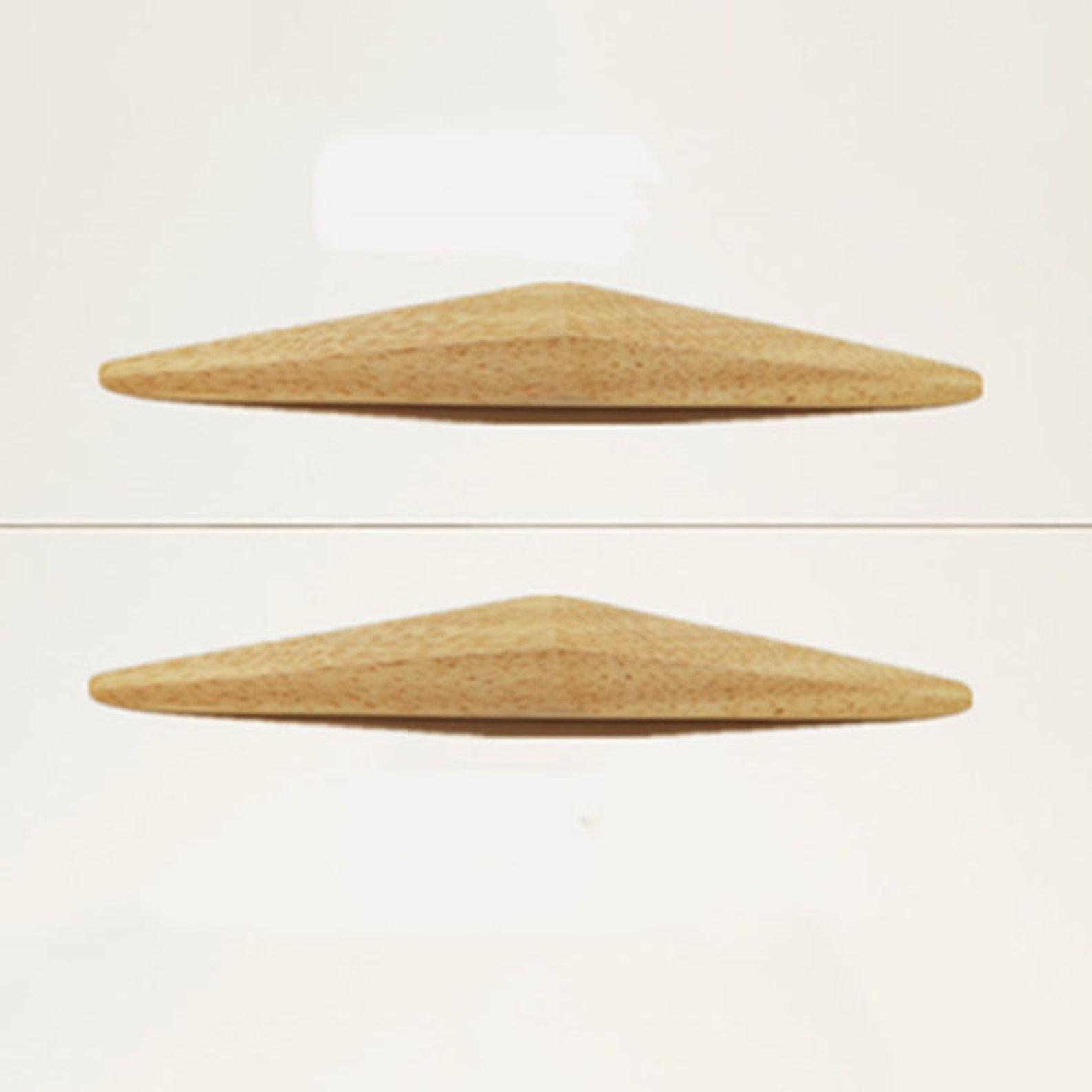 Diamond Solid Wood Pull Handle Kitchen Cabinet Pull Knobs | Etsy