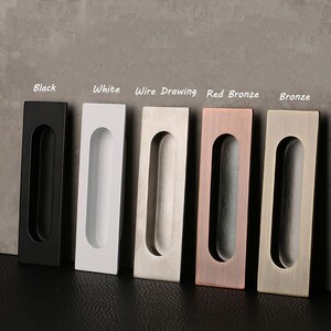Invisible Drawer Kitchen Cabinet Wardrobe Pull Handle, Built-in Sliding ...