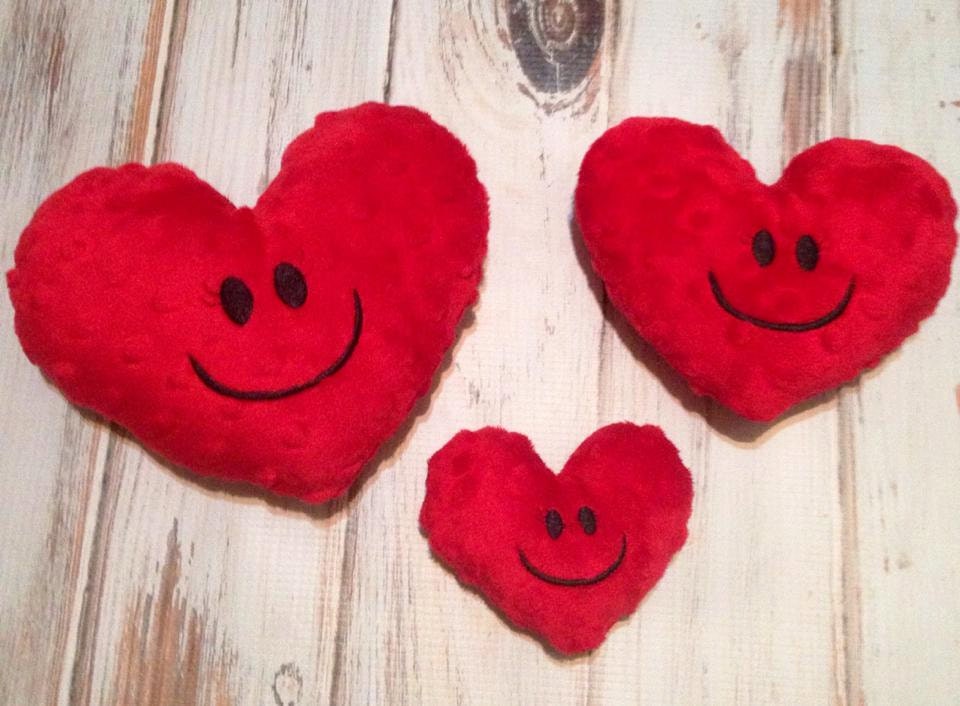 ITH Heart Softie 3 Sizes Embroidery Design INSTANT - Etsy