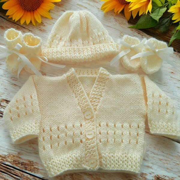 Baby Knit Set - Etsy