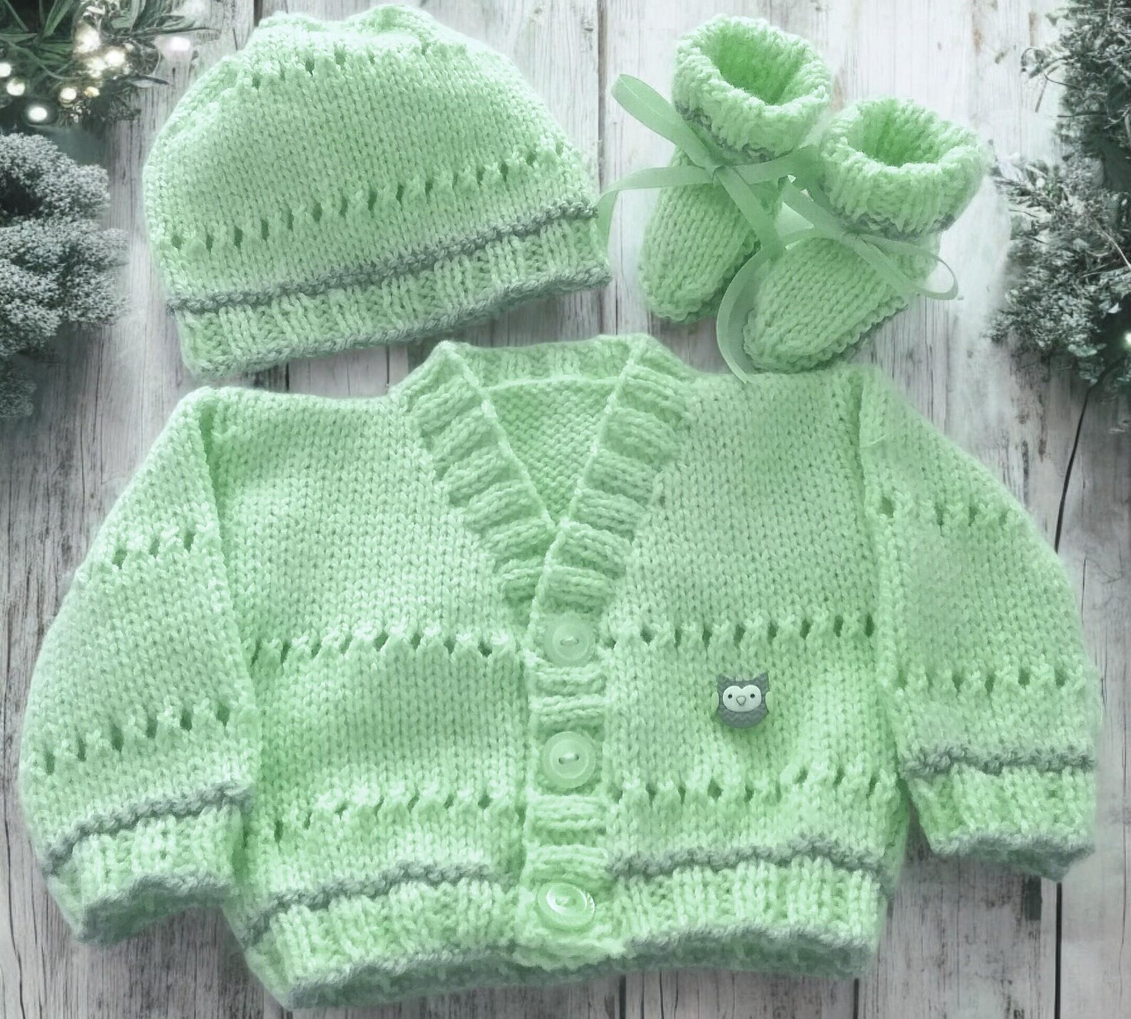 Baby Boys Knitted Outfit, Cute Boys Outfit, Baby Shower Gift, Gender ...