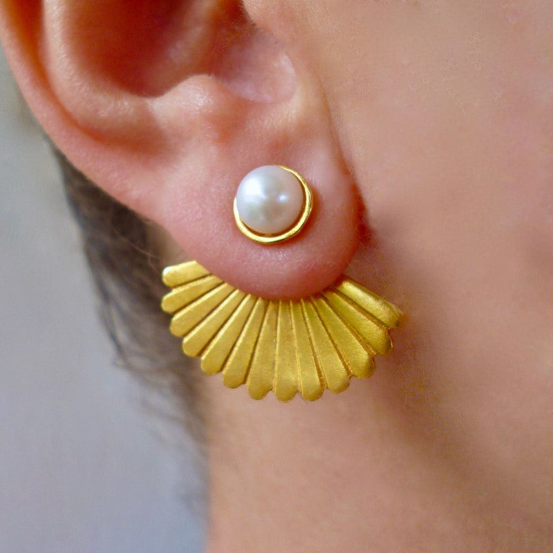 Pearl Ear Jacket - Etsy