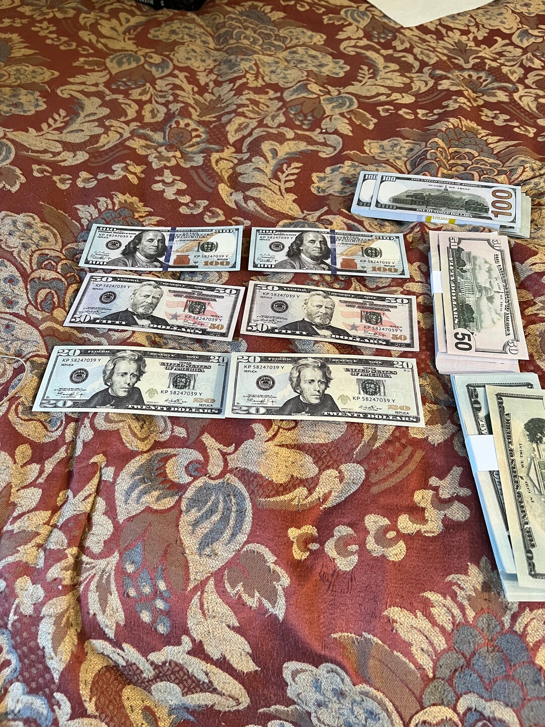 Sample Package of 100s 50s 20s Replica Fake Notes - Etsy UK