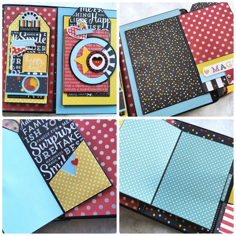 Scrapbook "magic Adventure", Handmade Photo Album, Photo Book - Etsy