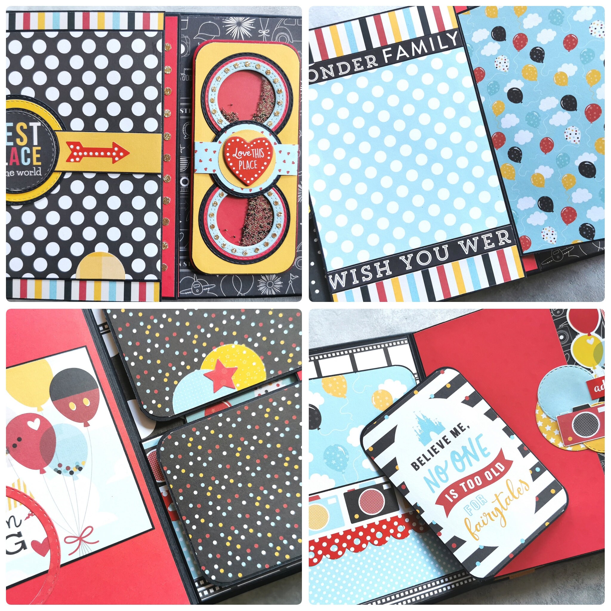 Scrapbook magic Adventure, Handmade Photo Album, Photo Book - Etsy