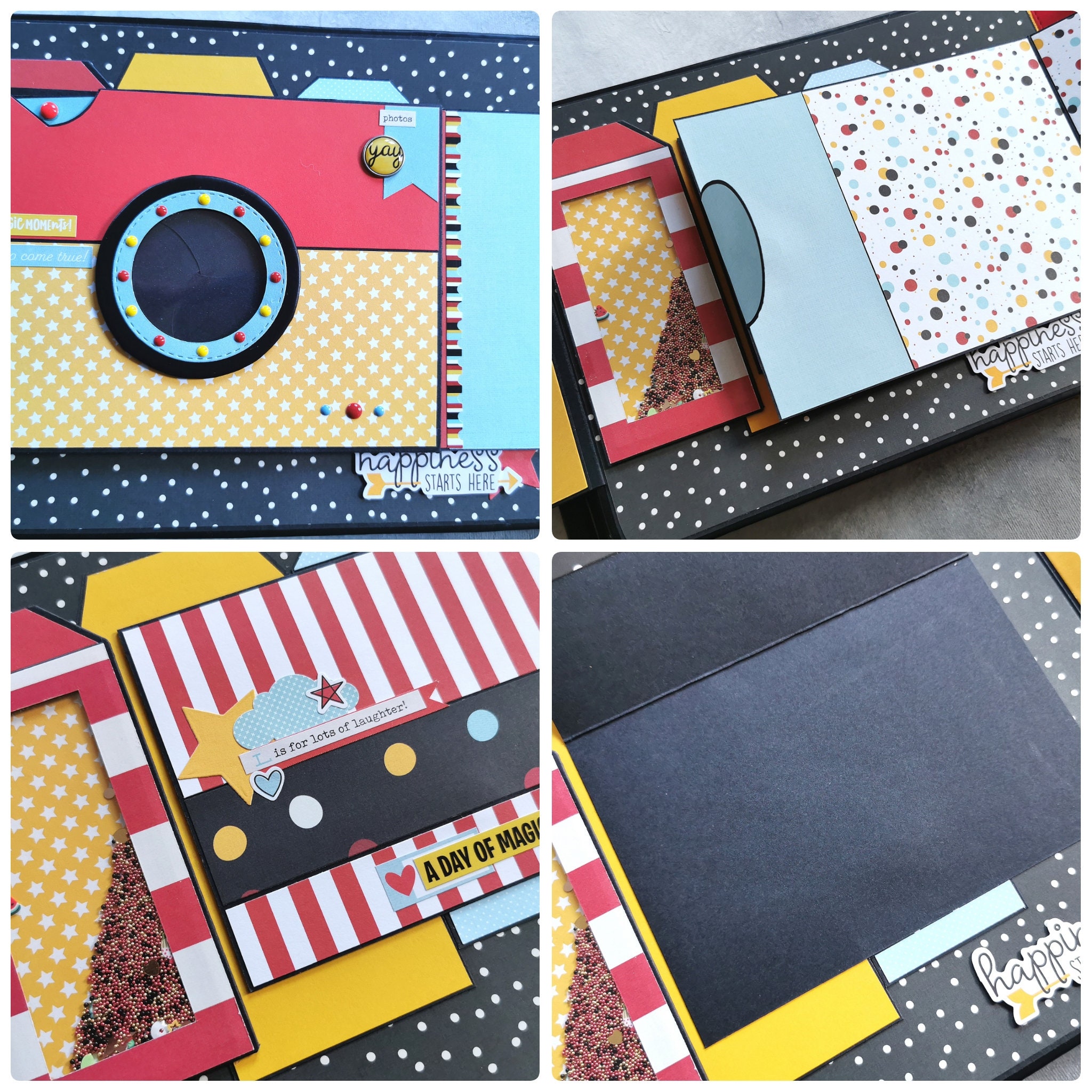 Scrapbook magic Adventure, Handmade Photo Album, Photo Book - Etsy