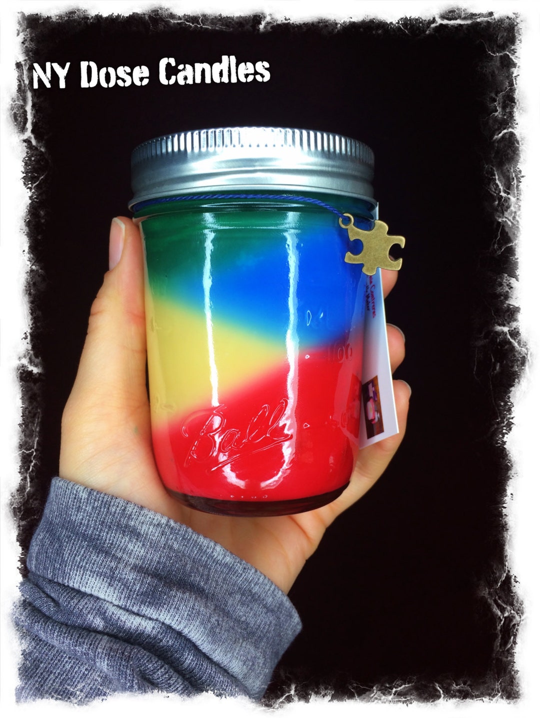 Autism Awareness Candle... NY Dose by Cynthia - Etsy