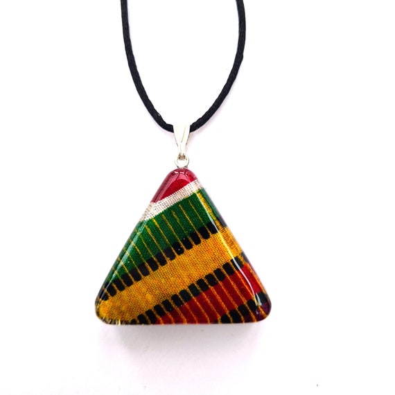 Triangle Resin Orgone Necklace Energy Protection Talisman - Etsy