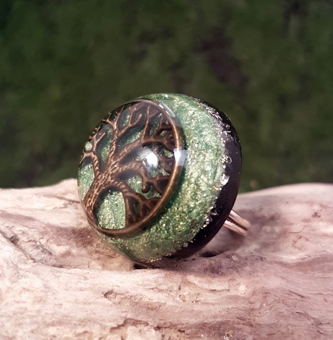 Green Tree of Life Orgone Ring Energy Balancing and EMF - Etsy
