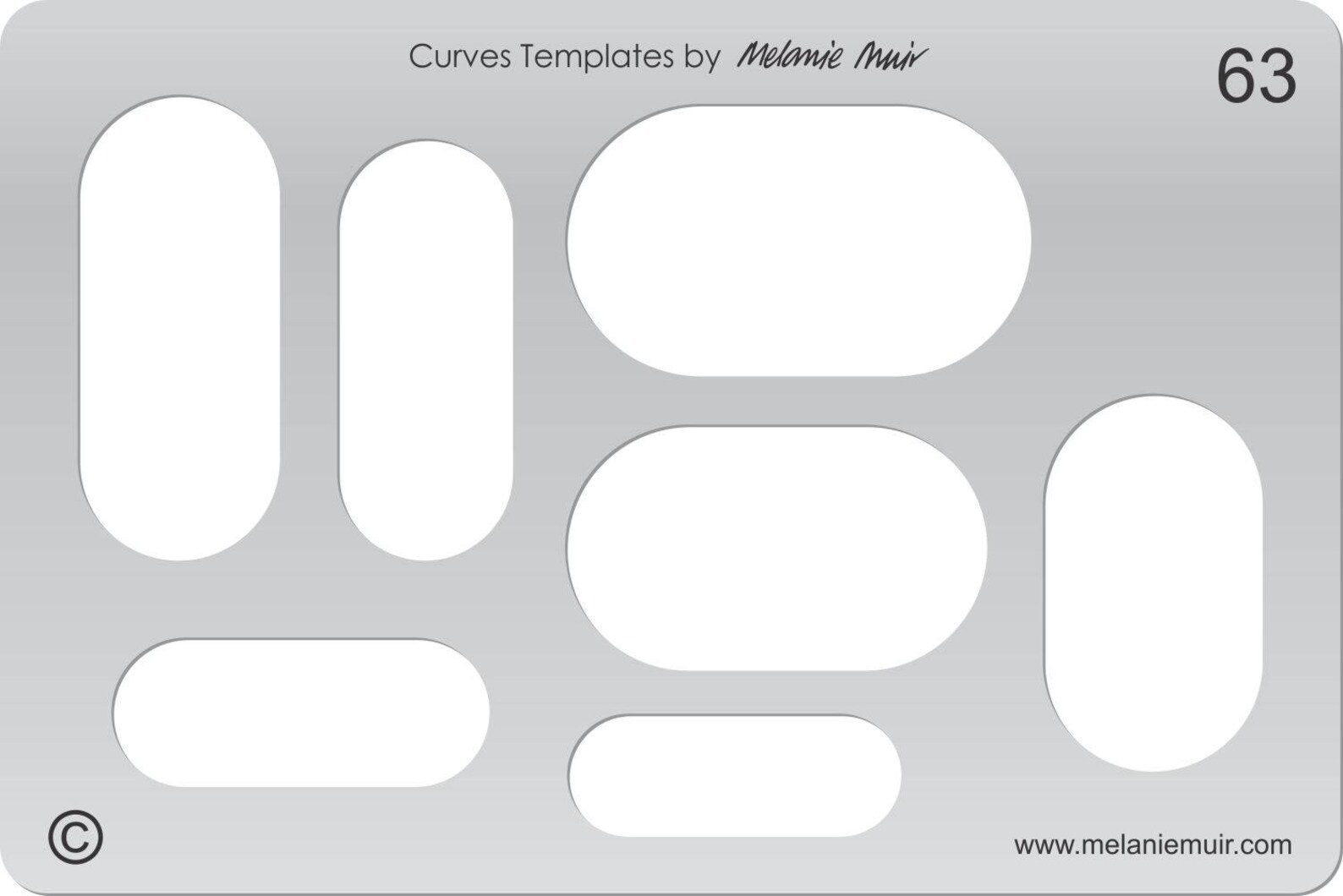 NEW: No 63 Clear Acrylic Template/stencil for Polymer/metal - Etsy