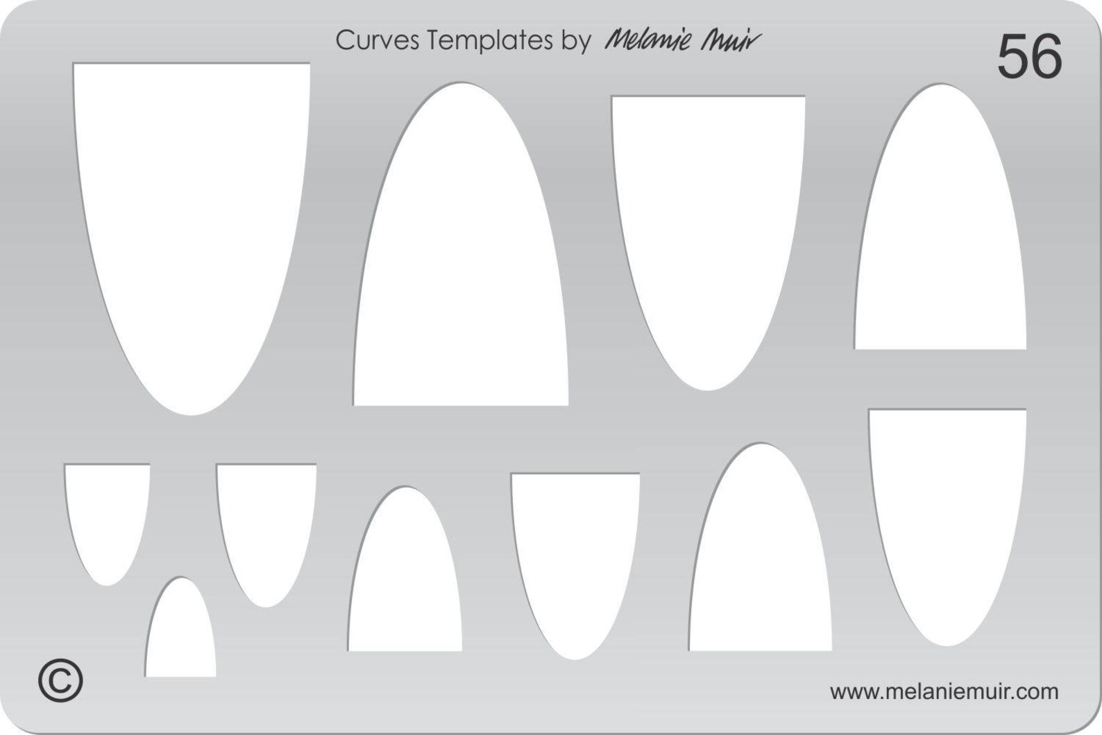 NEW: No 56 Clear Acrylic Template/stencil for Polymer/metal | Etsy