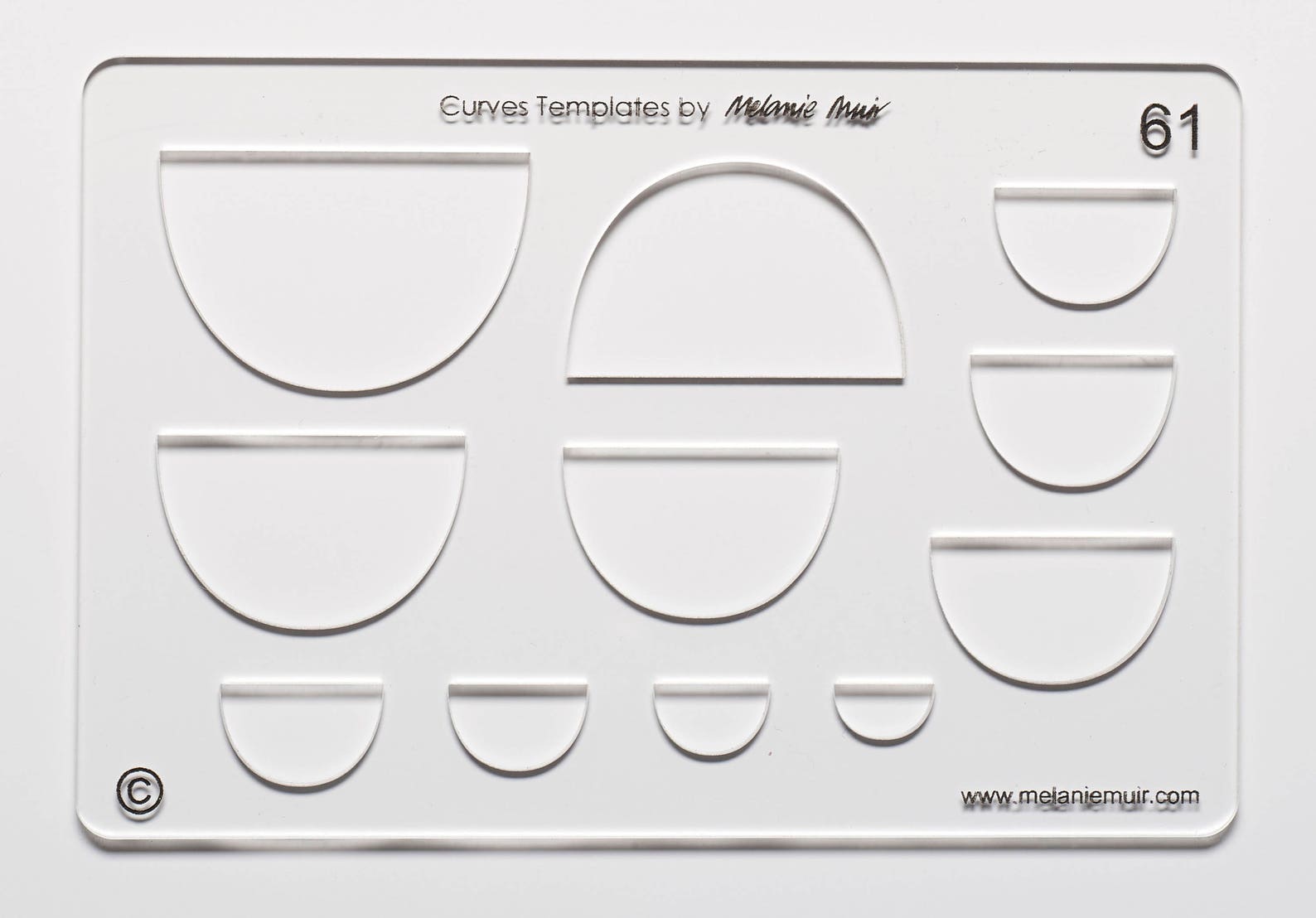 NEW: No 61 Clear Acrylic Template/stencil for Polymer/metal | Etsy